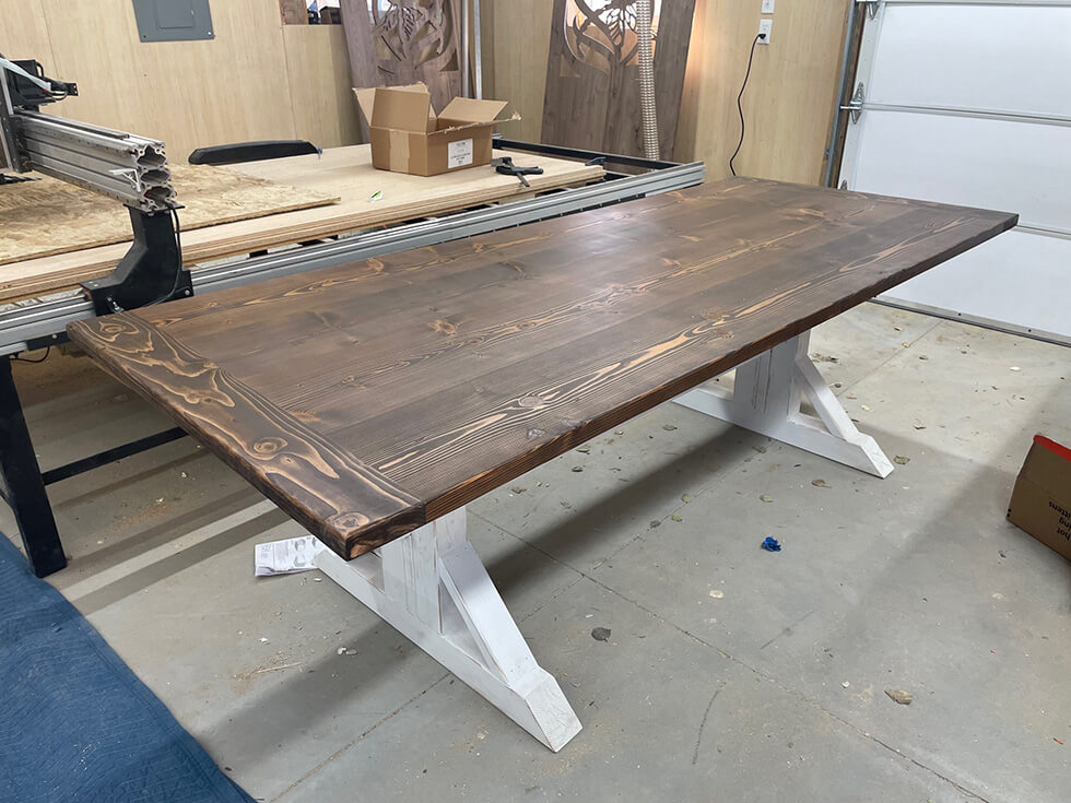 Rexburg Kitchen and Dining Room Tables - Custom Tables - Fox In The Sawdust